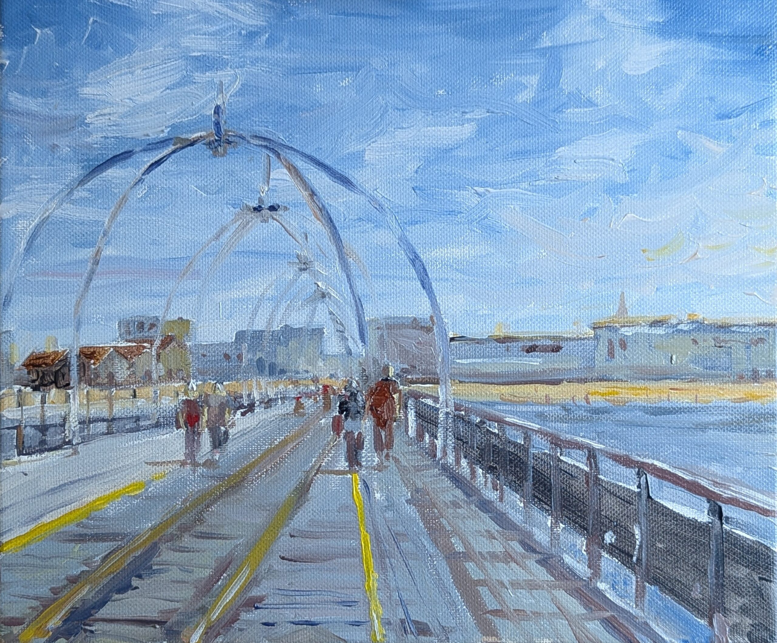 Talented artist Nasro Mo inspired by Southport buildings and nature to ...